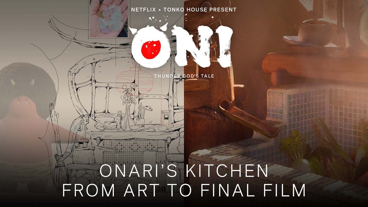 Onari's Kitchen: From Art to Final Film | ONI: Thunder God's Tale (2022 ...