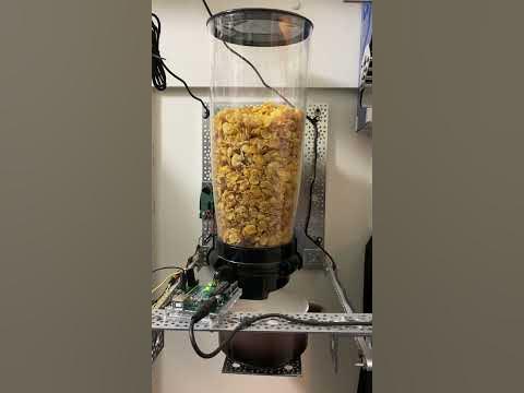 Arduino Automated Cereal Dispenser - YouTube
