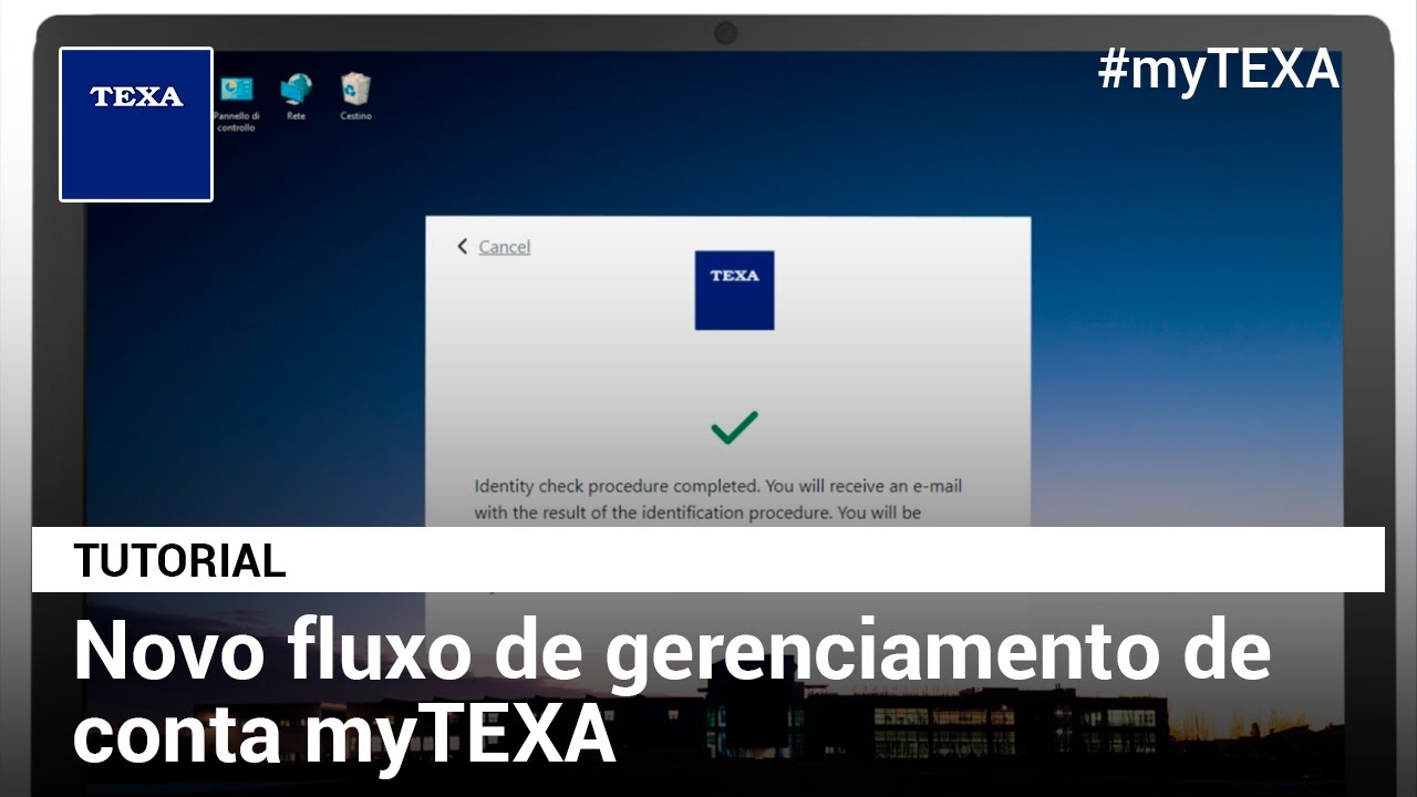 PT - Novo fluxo de gerenciamento de conta myTEXA - YouTube