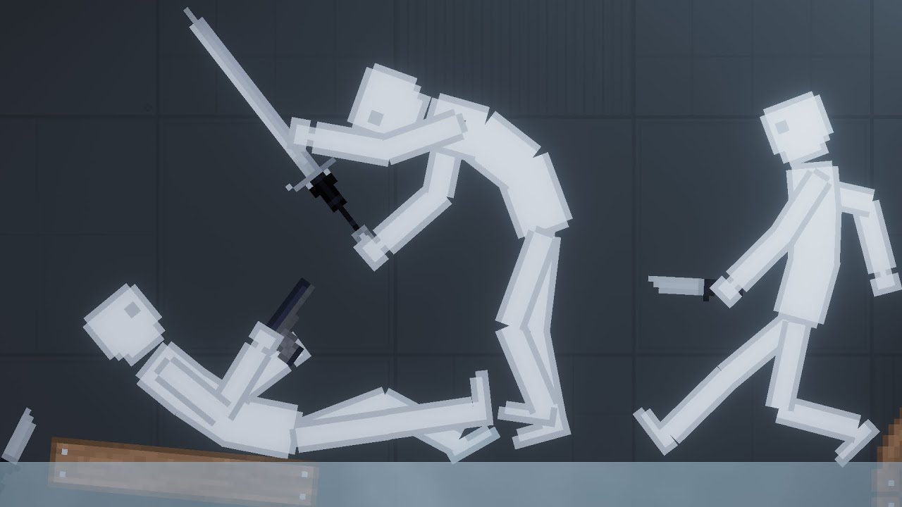 Humans Fight Each Other On Ice In People Playground - YouTube