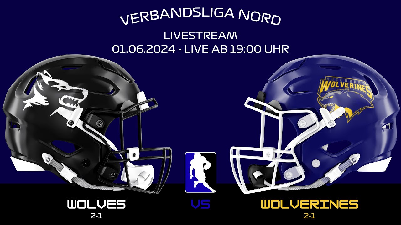 🏈 WOLVES vs WOLVERINES | Verbandsliga Nord - YouTube