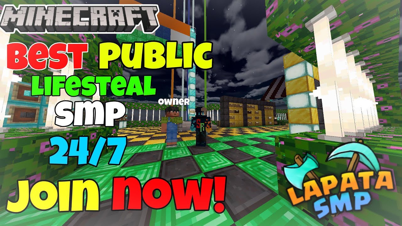 Best lifesteal SMP For java and Bedrock🥰 || 1.19+ Minecraft SMP server ...