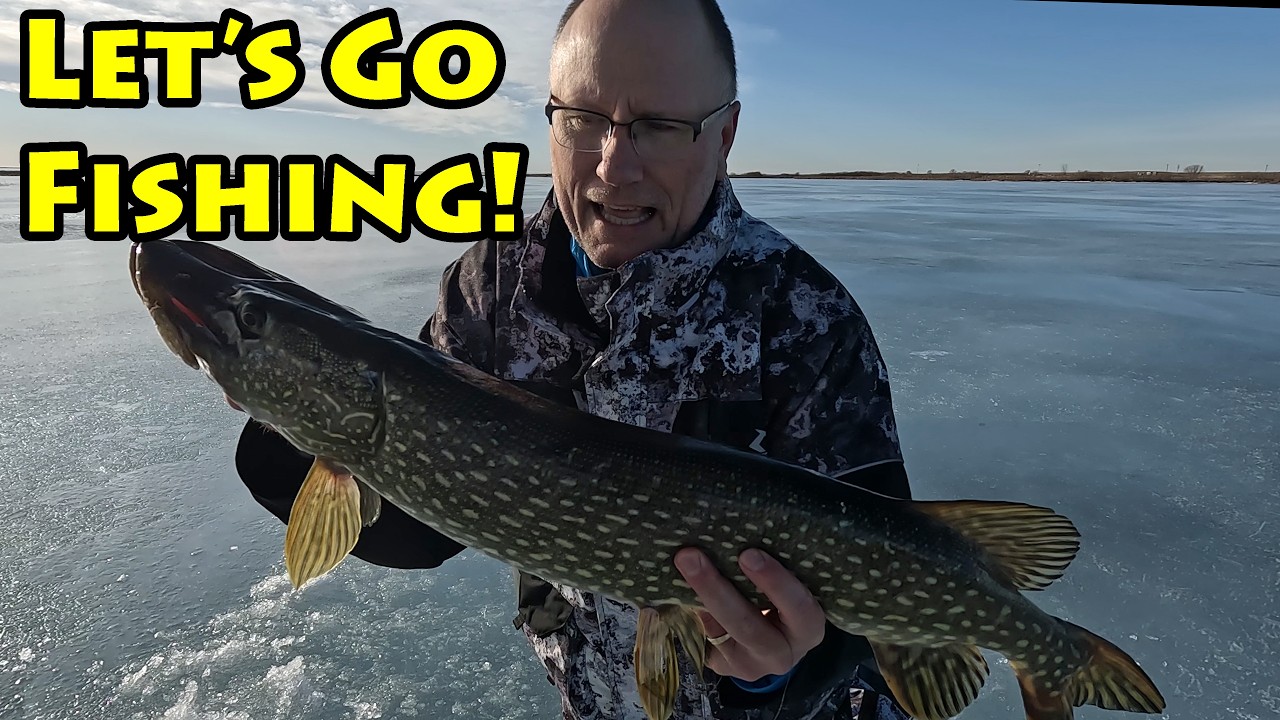🎣 Hot Pike Action at Newell Lake! | Solo Ice Fishing Adventure - YouTube