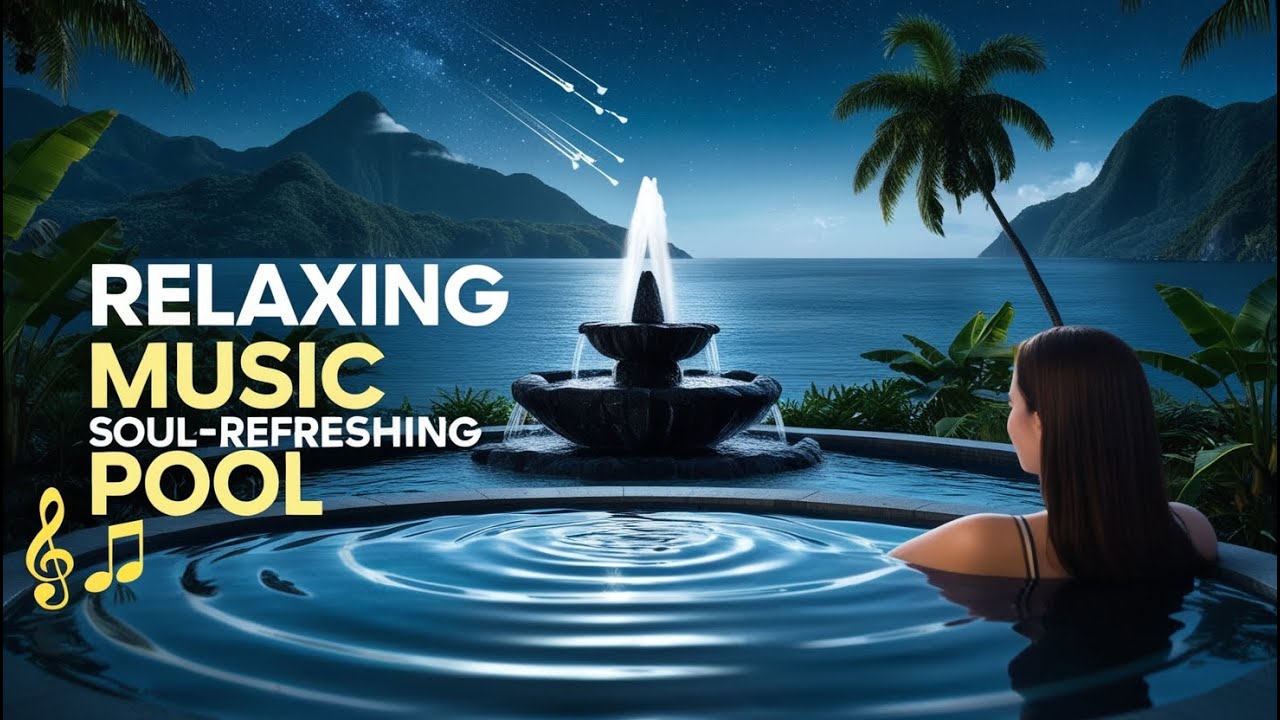 🌌 Beautiful Relaxing Music: Soul-Refreshing Pool 💦 - YouTube