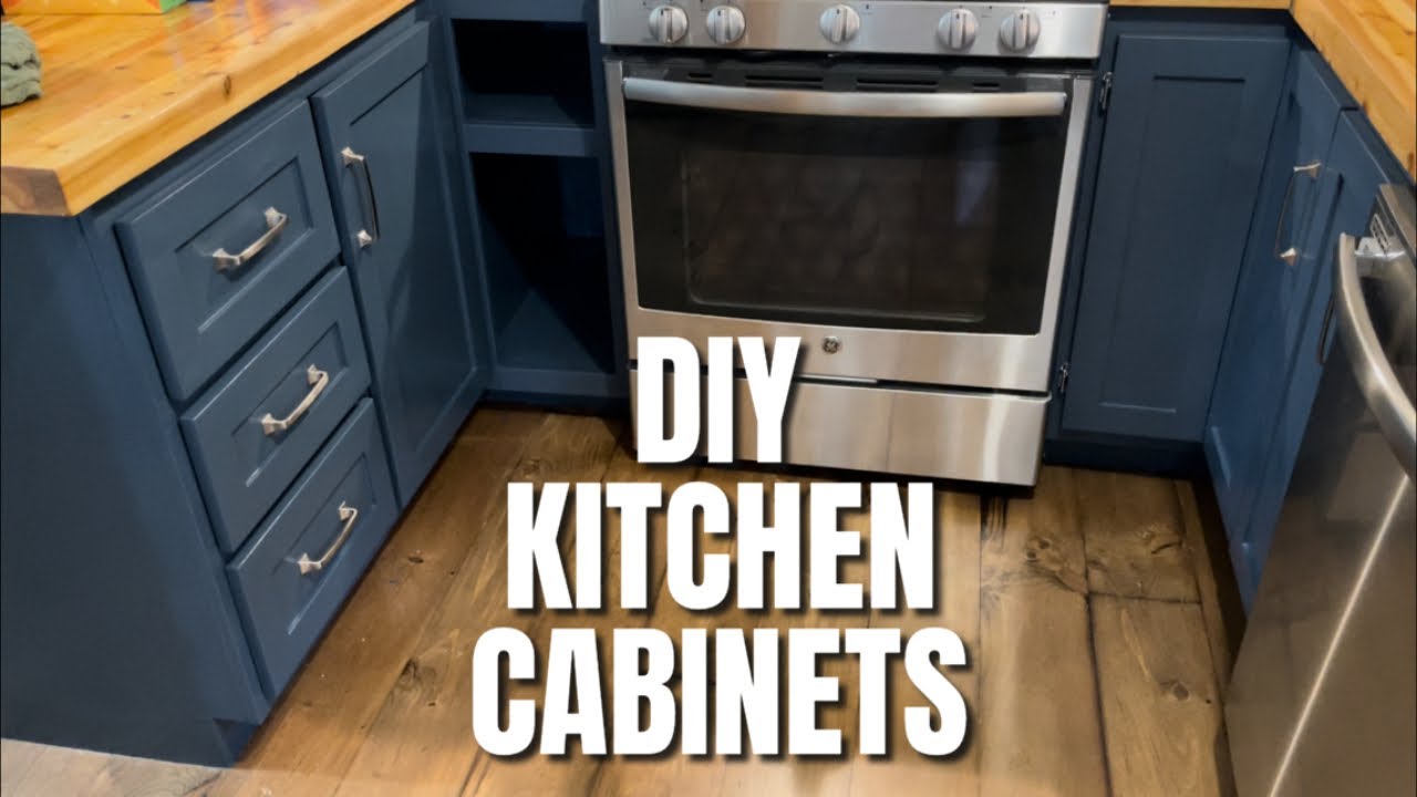 Kitchen Cabinets Complete! - YouTube
