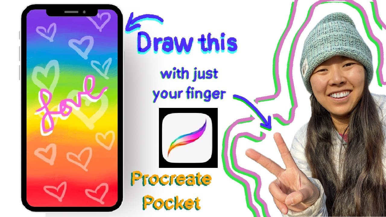 How to Use Procreate Pocket [The Basics] - Easy Wallpaper Tutorial ...