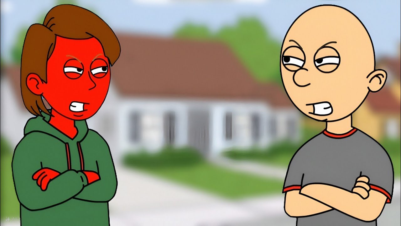 Classic Caillou Turns Boris to Red/Grounded - YouTube