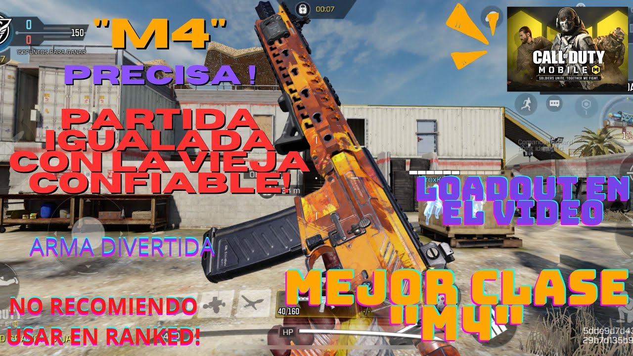 mejor CLASE para la M4 sin RETROCESO en CALL OF DUTY MOBILE !#codm #codmobile - YouTube