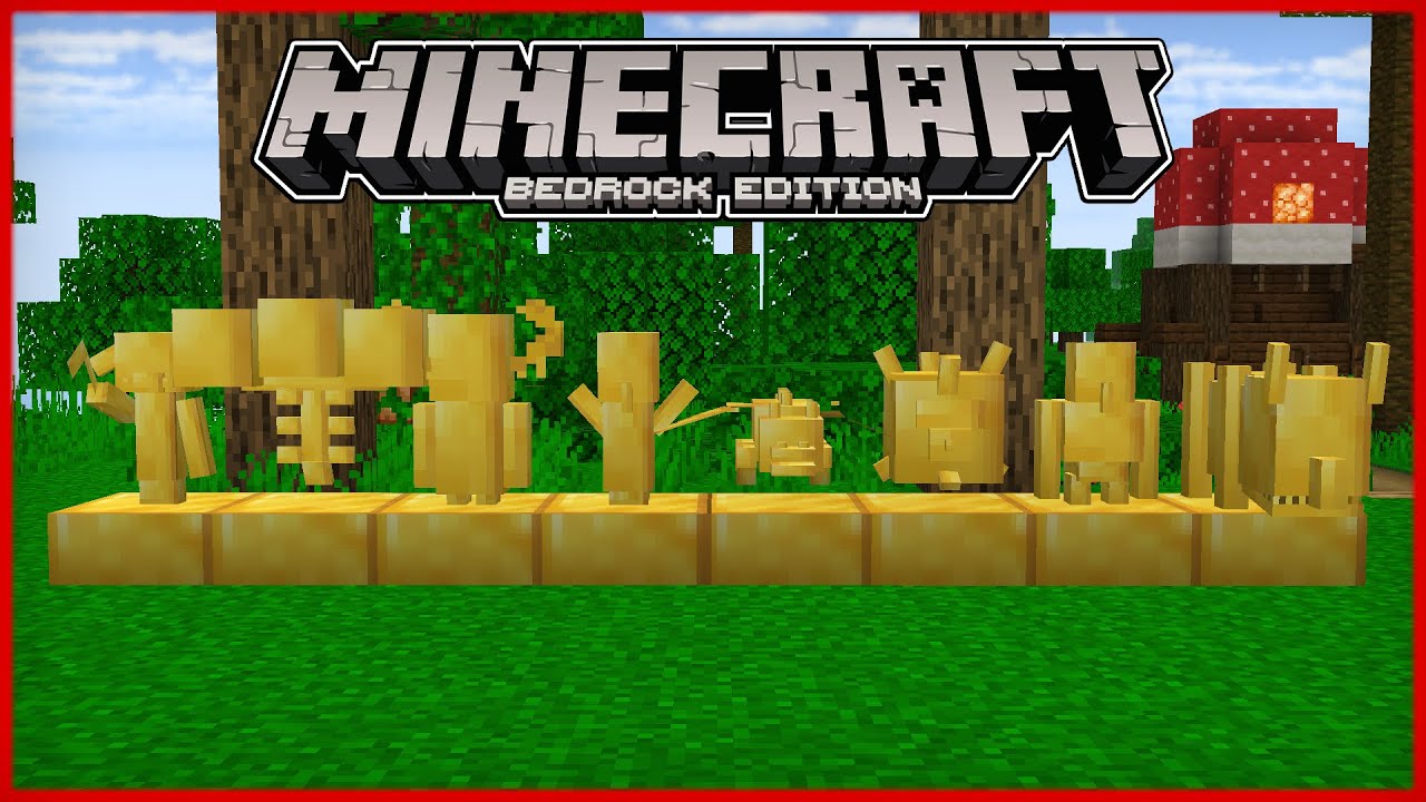 Mob Trophies Add-On for Minecraft! | Minecraft Bedrock (1.19 - 1.20) - YouTube