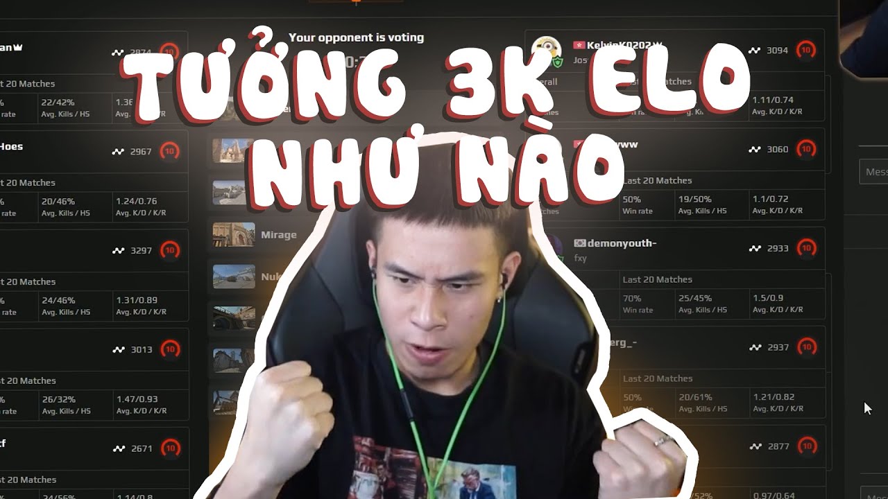 (CSGO) TƯỞNG 5 THẰNG 3K ELO BẮN NHƯ NÀO - YouTube