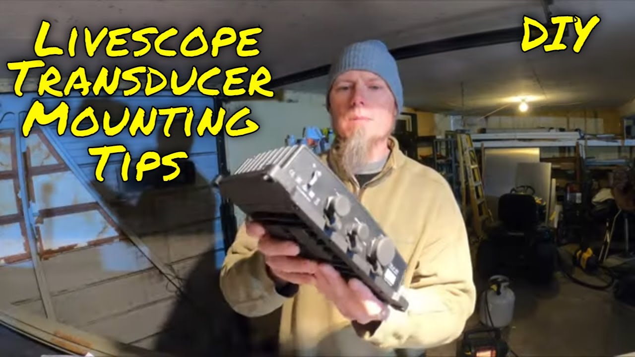 Mounting Garmin LiveScope Transducer On Trolling Motor - YouTube