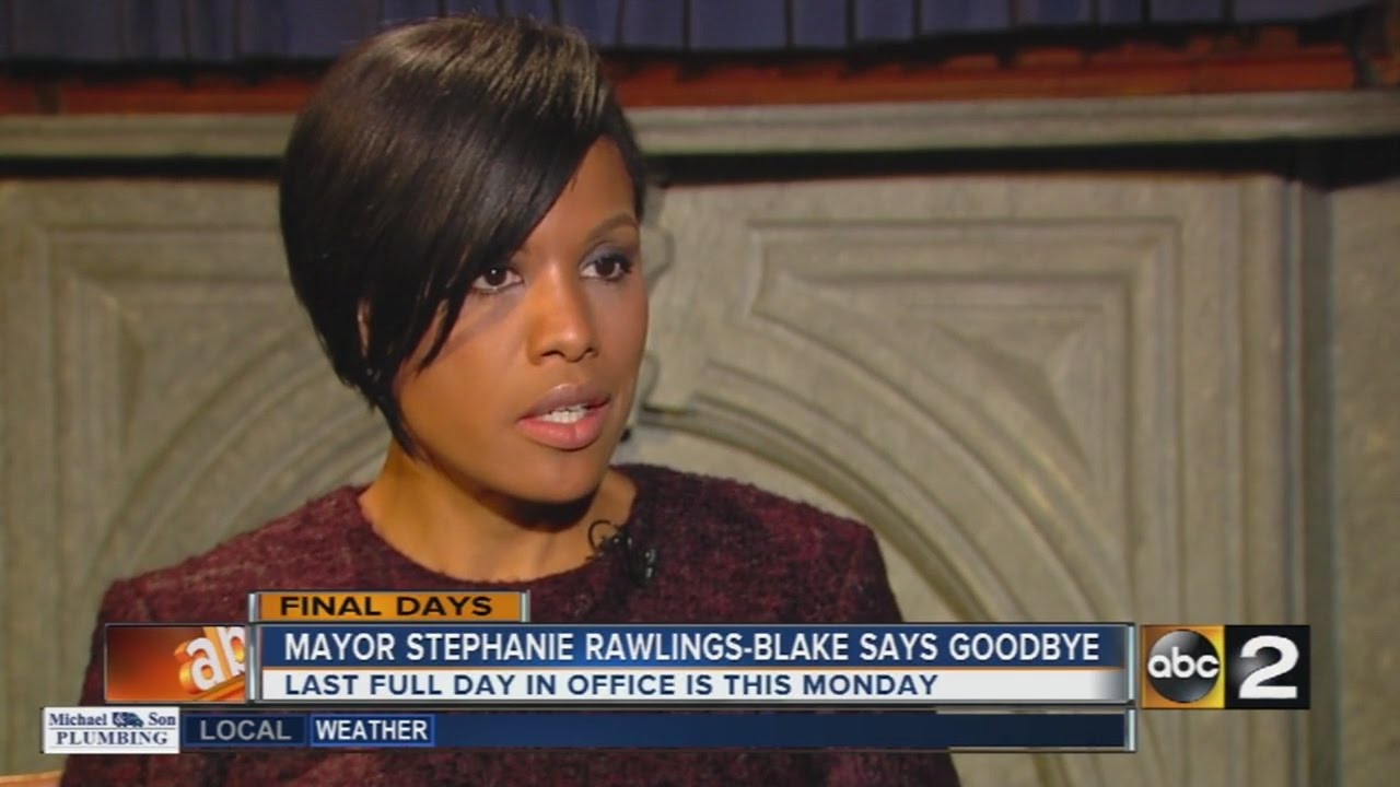 Baltimore Mayor Stephanie Rawlings-Blake's farewell - YouTube