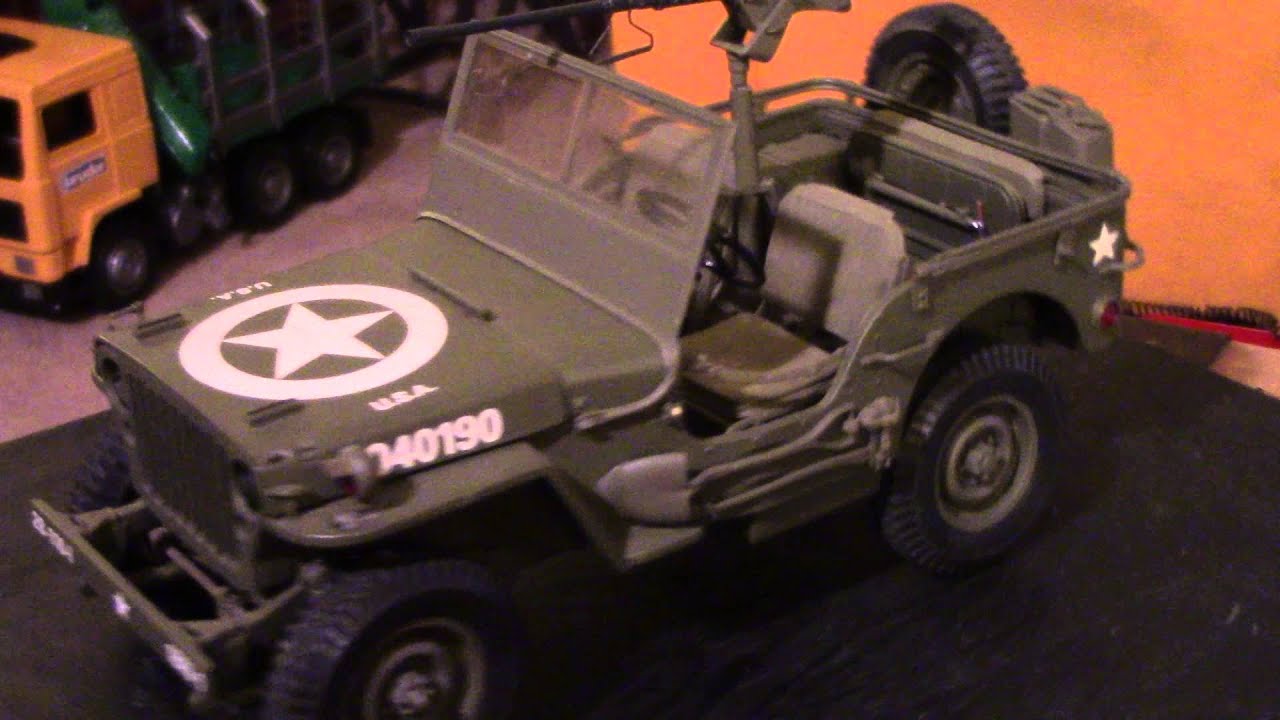Close look at the Danbury Mint Jeep - YouTube