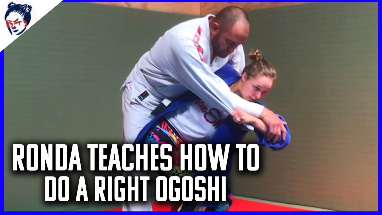 How To Do a Right O-Goshi Judo Throw | Ronda Rousey's Dojo #13 - YouTube