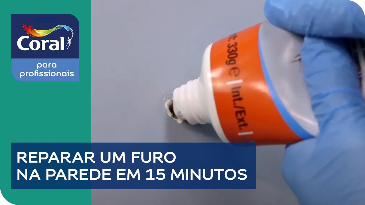 Como ter um resultado ideal para reparar um furo na parede em 15 ...