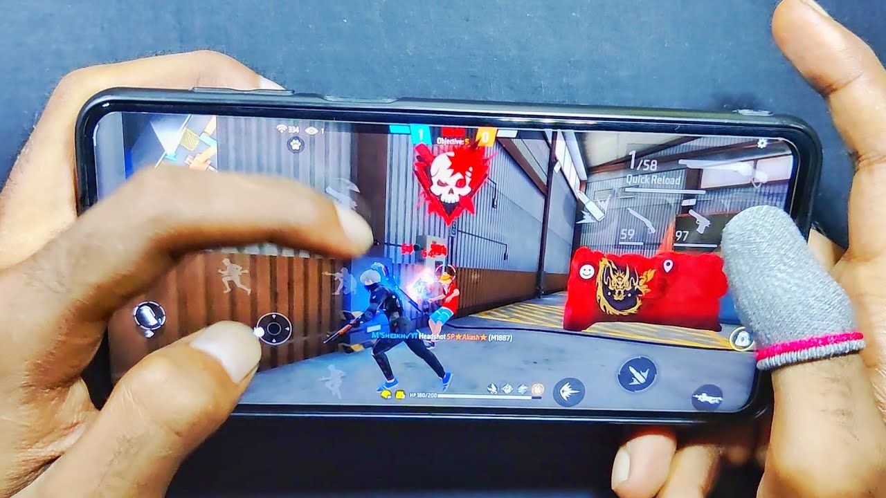 Free Fire Handcam Gameplay | ff handcam Headshots - YouTube