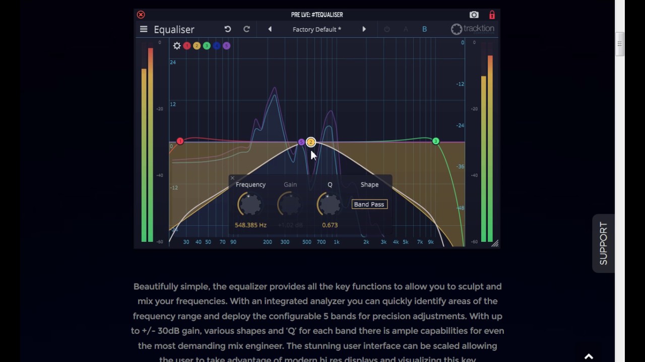Tracktion Daw Essentials TEQ - YouTube