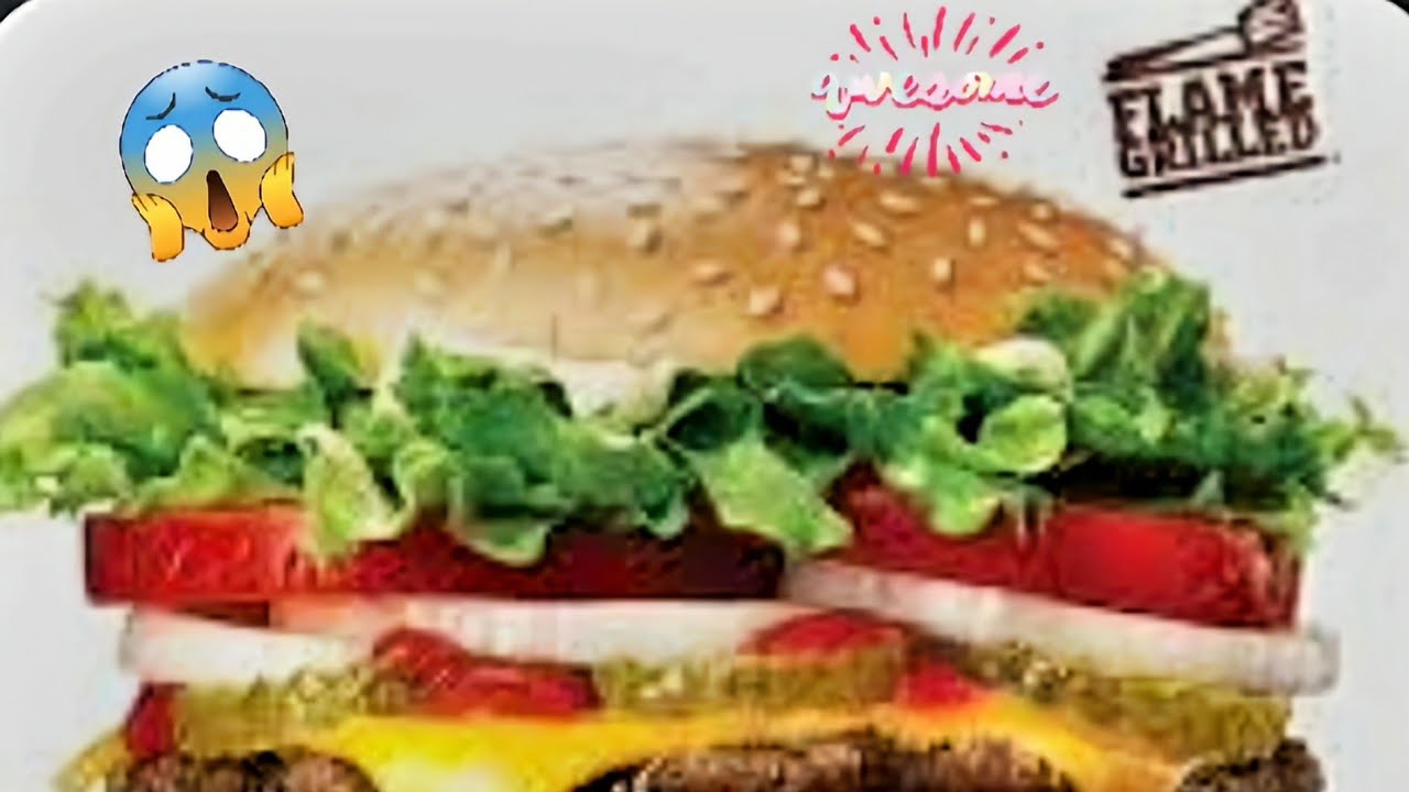 BURGER KING 🍔 ..WHOPPER® WITH CHEESE.foodie. - YouTube