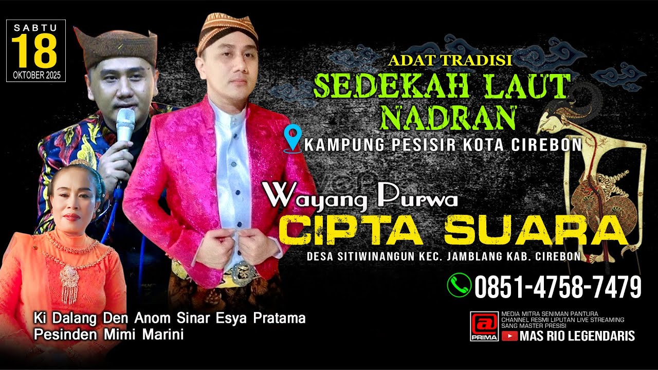 Wayang Purwa CIPTA SUARA Live SEDEKAH LAUT / NADRAN KAMPUNG PESISIR ...