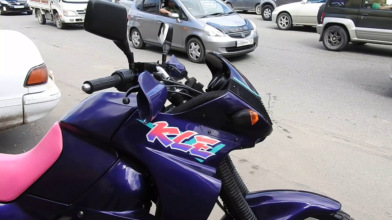 Kawasaki KLE400 LE400A-001215 1997 - YouTube