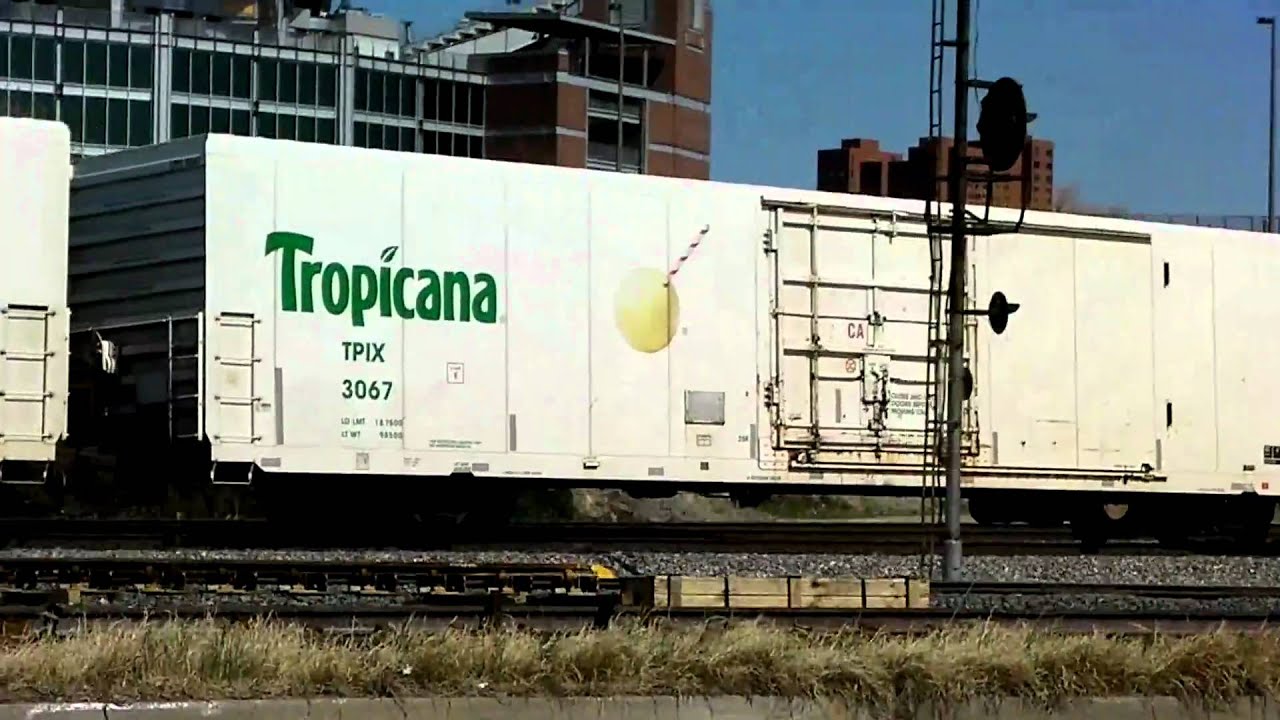 CSX Tropicana Juice Train & Intermodal by M&T Bank Stadium - YouTube