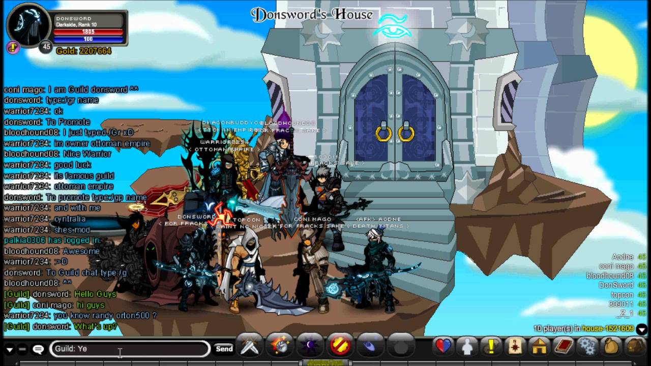 AQWorlds - How to create guilds/behold guilds interface - YouTube