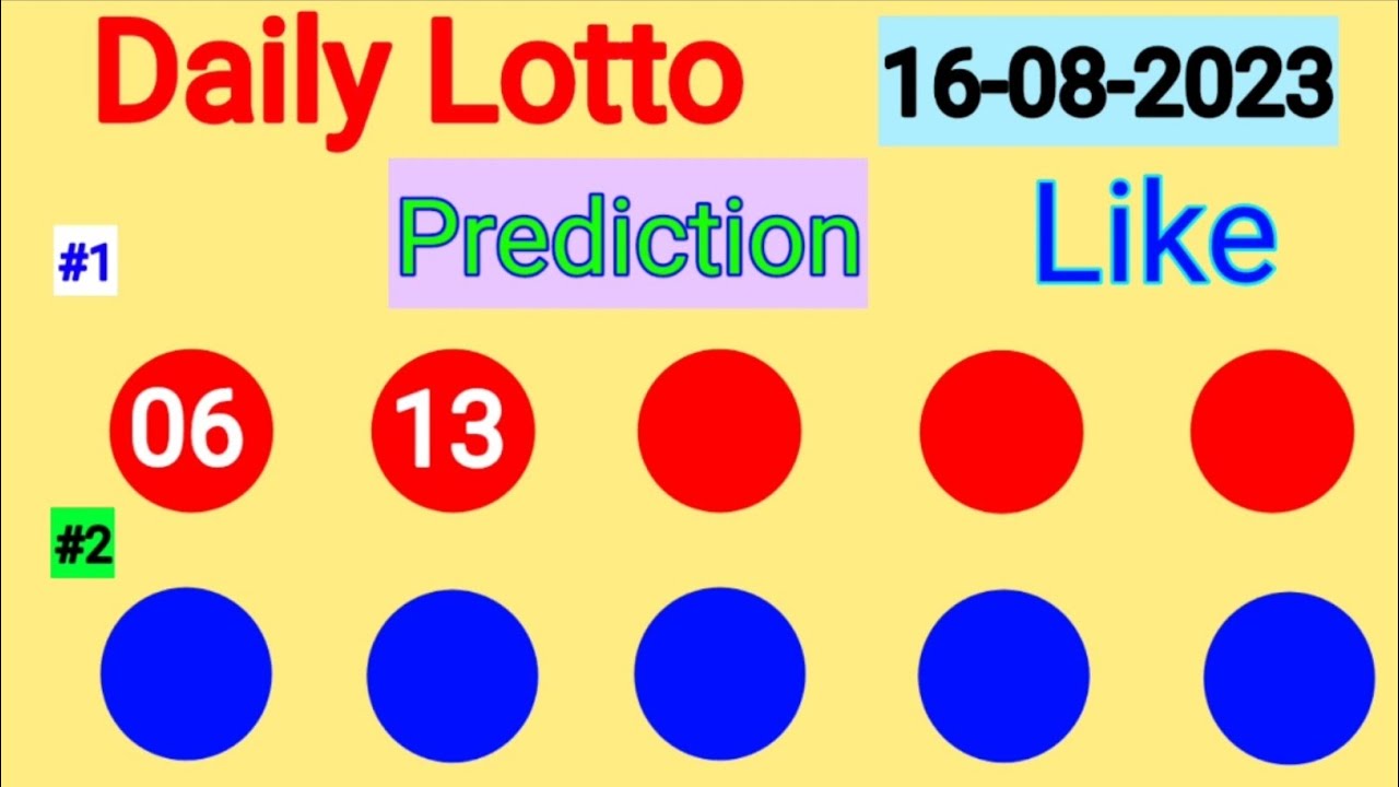 Daily Lotto Prediction 16 August 2023 | Today SA Daily Lotto Prediction ...