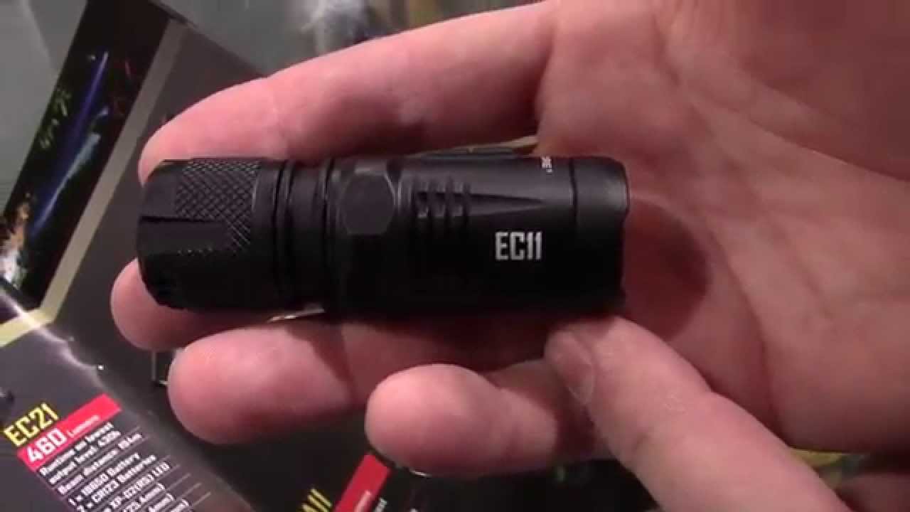 NiteCore EC11 LED Flashlight (New) - SHOT Show 2015 - YouTube