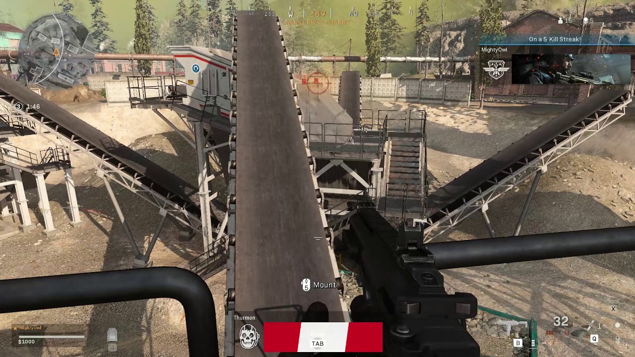 Playing practice mode on CoD Warzone - YouTube