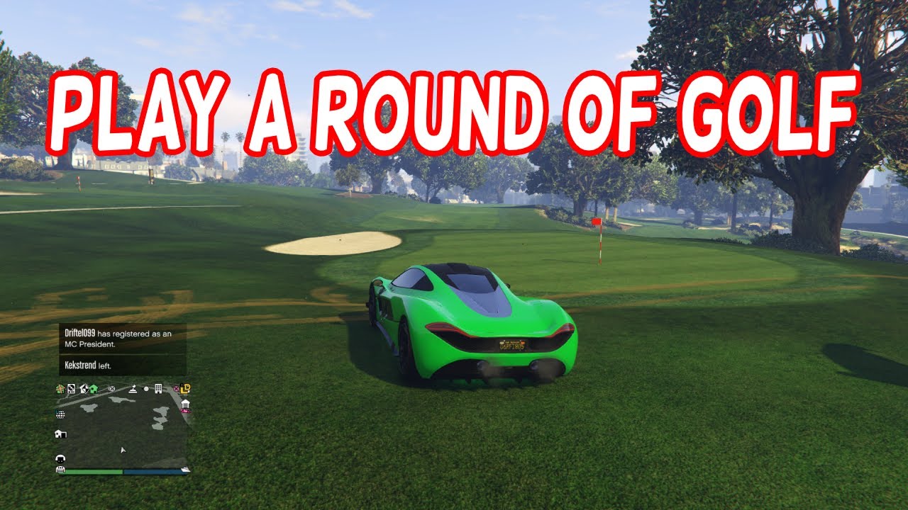 Play a round of Golf - GTA 5 Online Daily Objective - YouTube