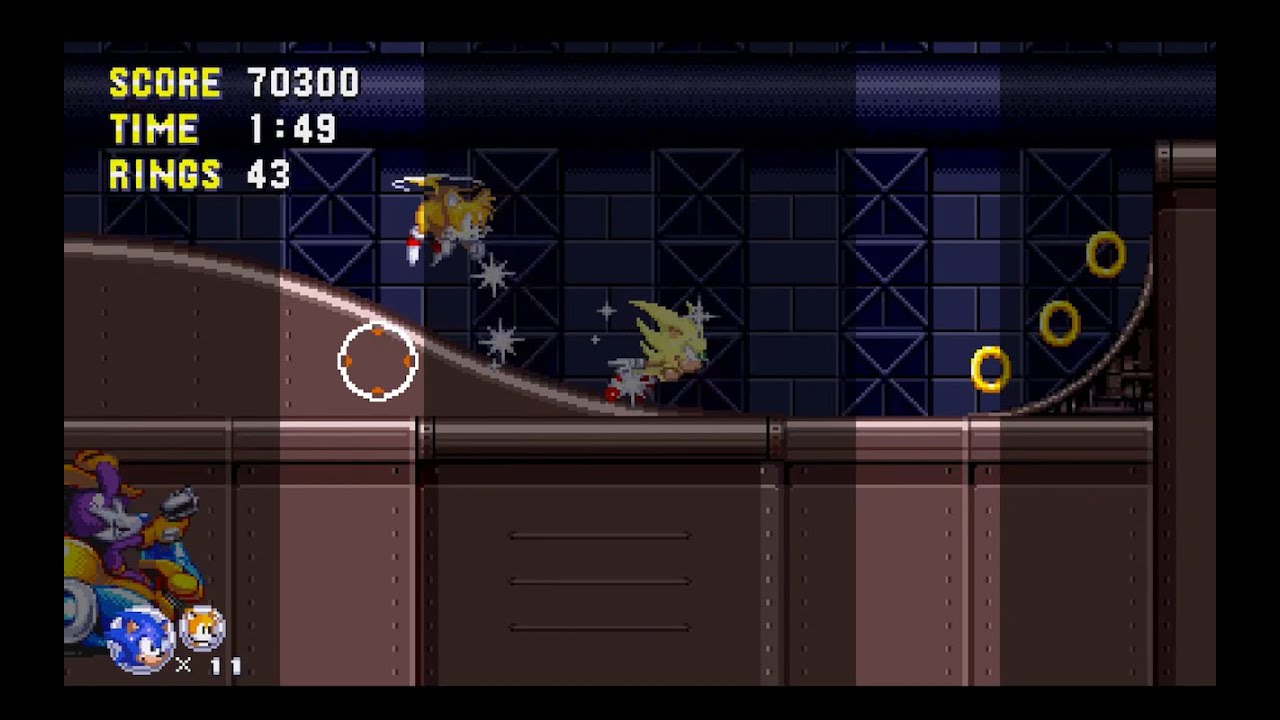 Sonic Triple Trouble "16-Bit": Sunset Park Zone Act 3 (Super Sonic ...