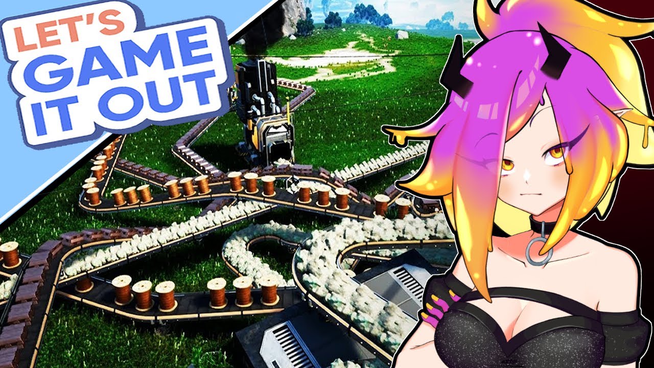 THIS IS CHAOS! | Satisfactory Lets Game it out Reaction - YouTube