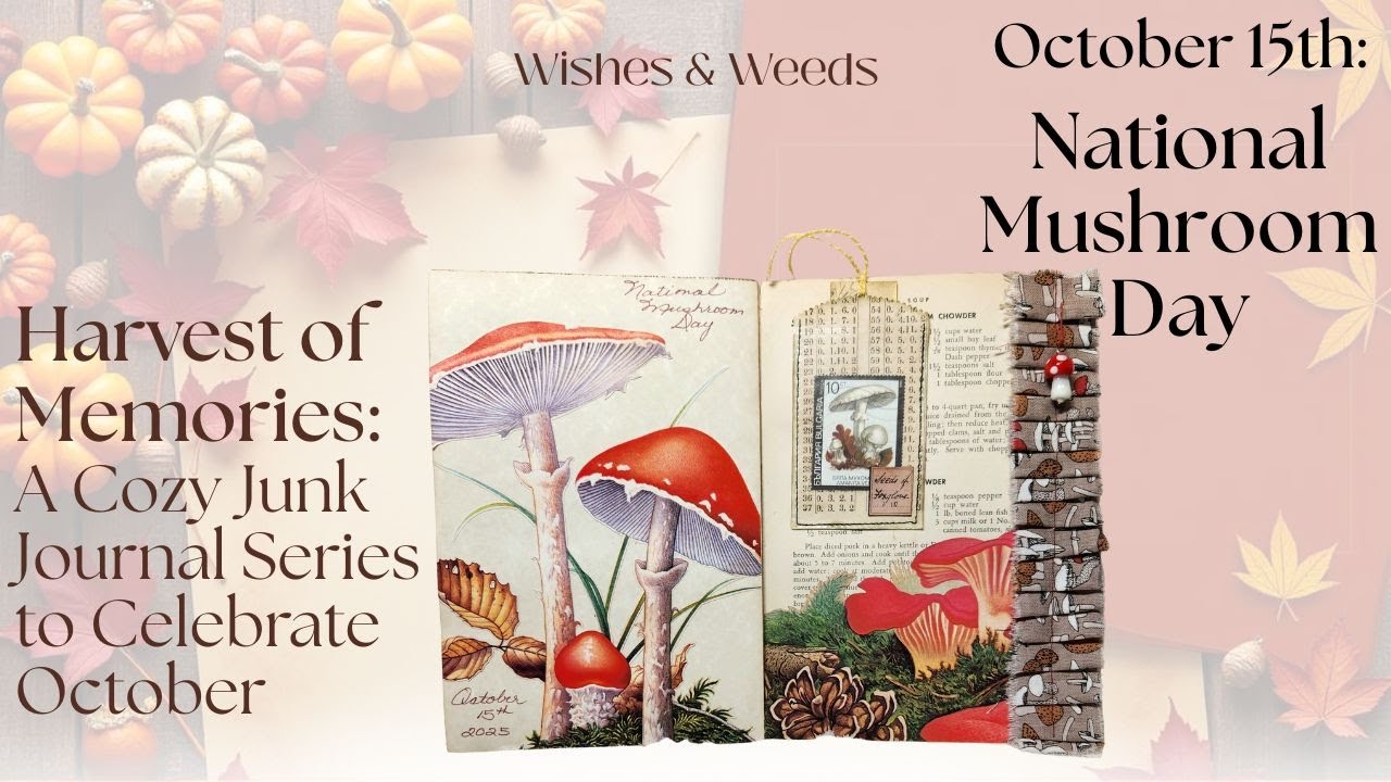 🍂October 15th : National Mushroom Day #HarvestofMemories | 31 Days of ...