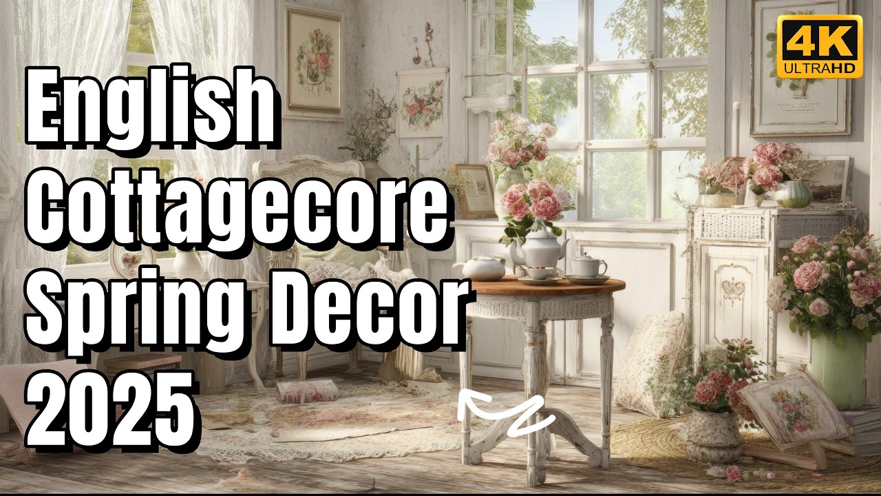 English Cottagecore Spring Decor 2025 | Elegant & Charming Ideas for ...