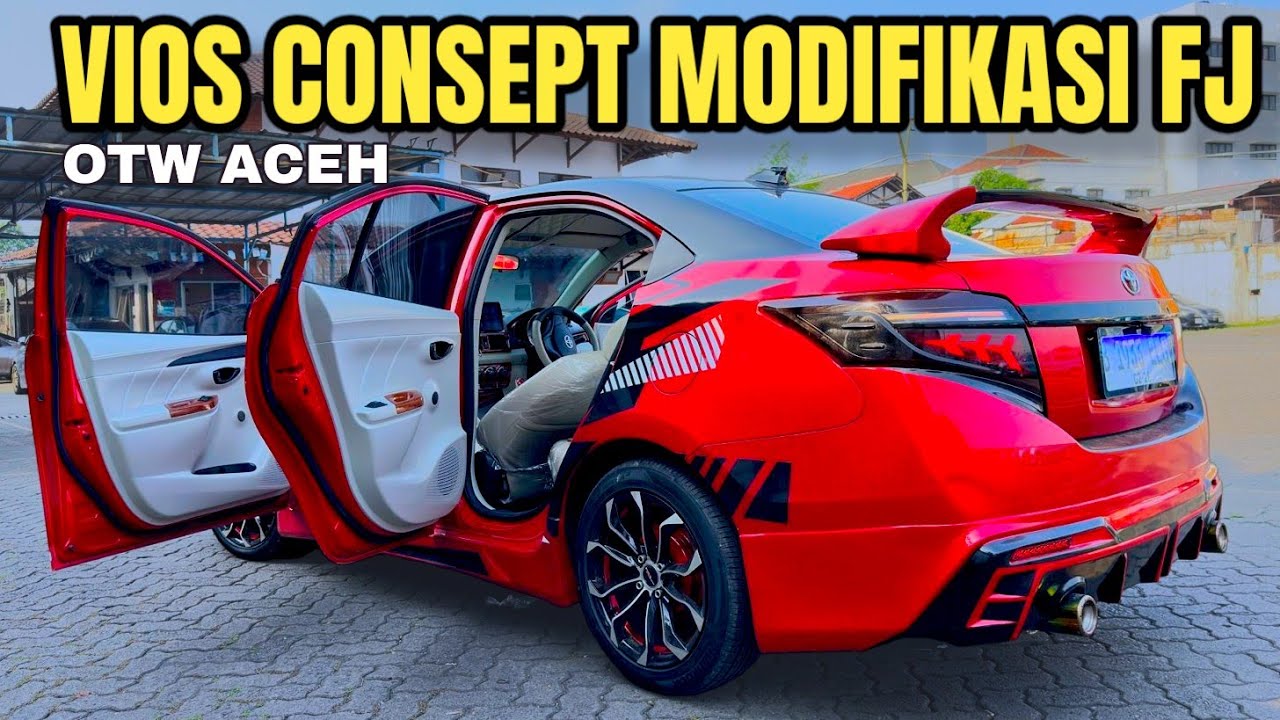 VIOS🔴RED MICA CONSEPT FJ‼️PESANAN ACEH🚙🔥💨💨💨🏁🏁😄 ️ ️ - YouTube