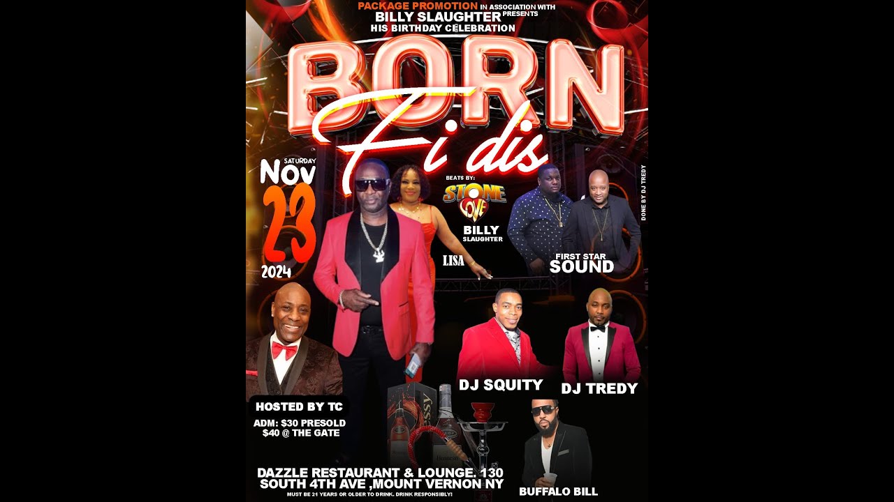 Billy Slaughter presnts His Birthday Celebration In NYC - YouTube