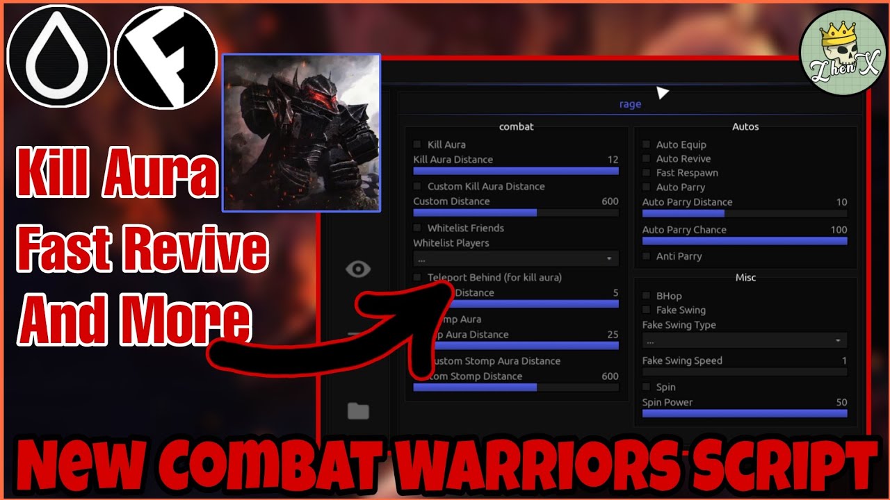 NEW Combat Warriors Script | Kill Aura & More | Hydrogen and Flxus ...