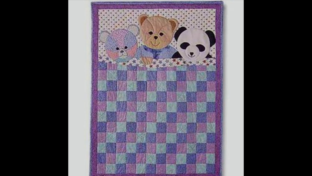 Patchwork Baby Quilt Pattern | Teddy bear quilt design | Faliya design ...