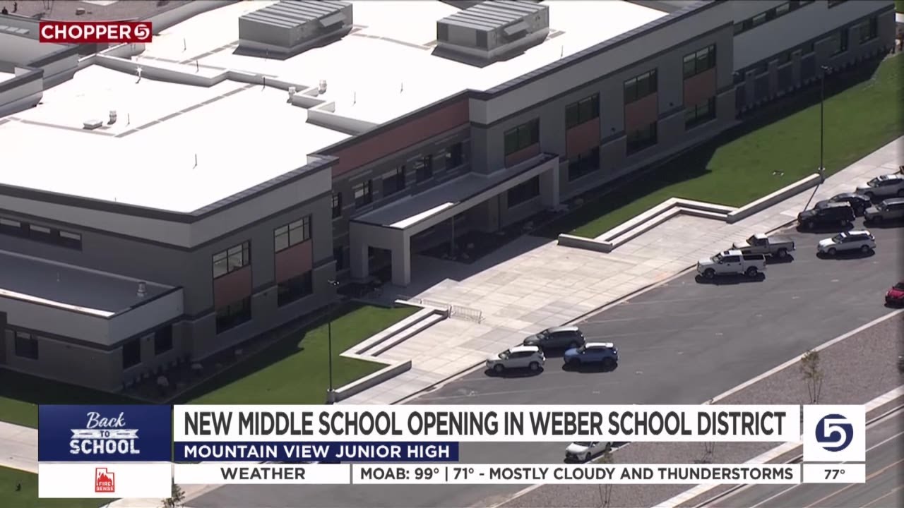 New Weber County middle school welcomes students for the first time ...