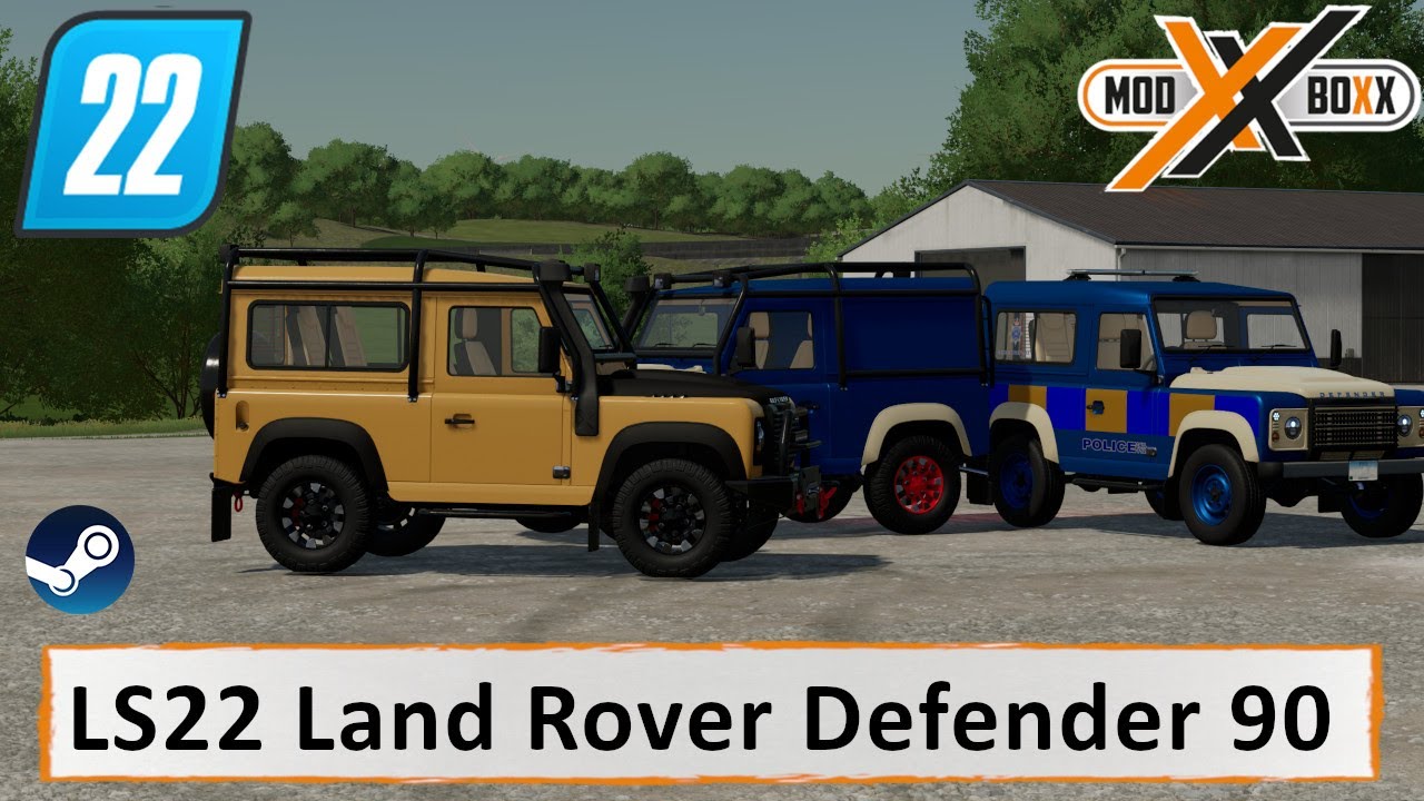 LS22 Mods | |Land Rover Defender 90 | Landwirtschafts Simulator 22 ...