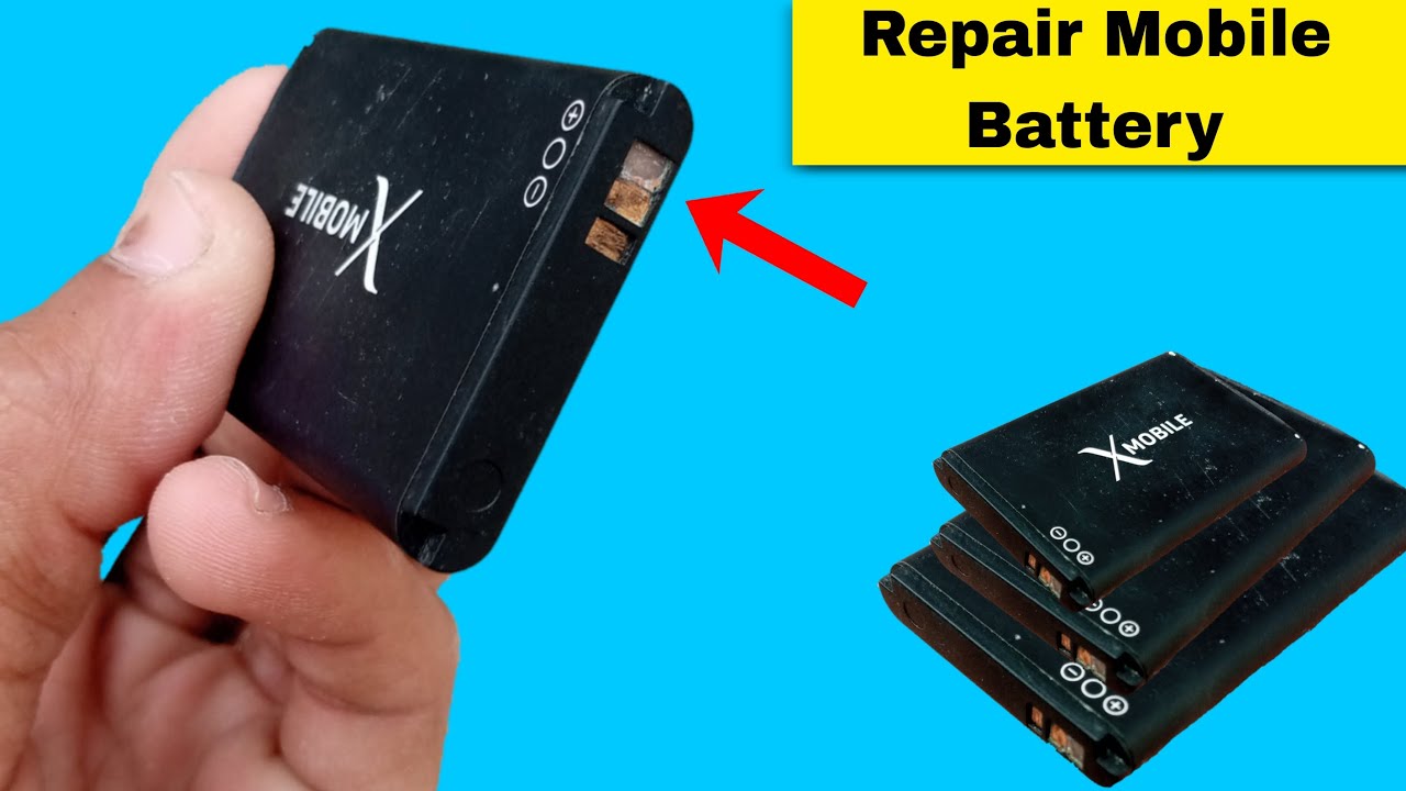 How to Repair Mobile Battery | Phone battery repair at home - YouTube