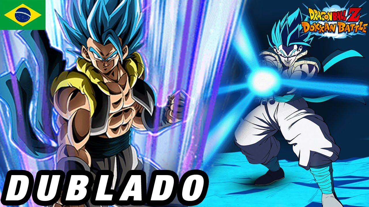 DBZ Dokkan Battle GOGETA BLUE STR LR |Português + SA + ACTVIE SKILL ...