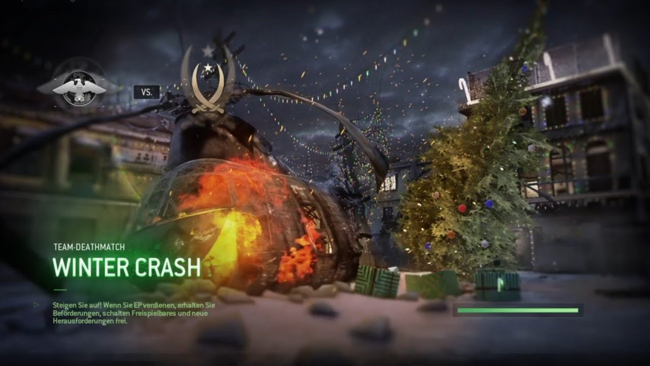 COD MW Winter Crash (Christmas Map) - YouTube