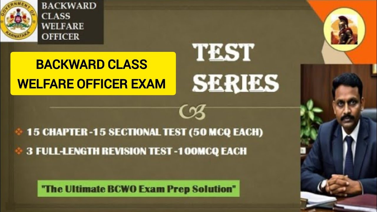 "Get Ahead of the Competition: backward class welfare officer Test ...