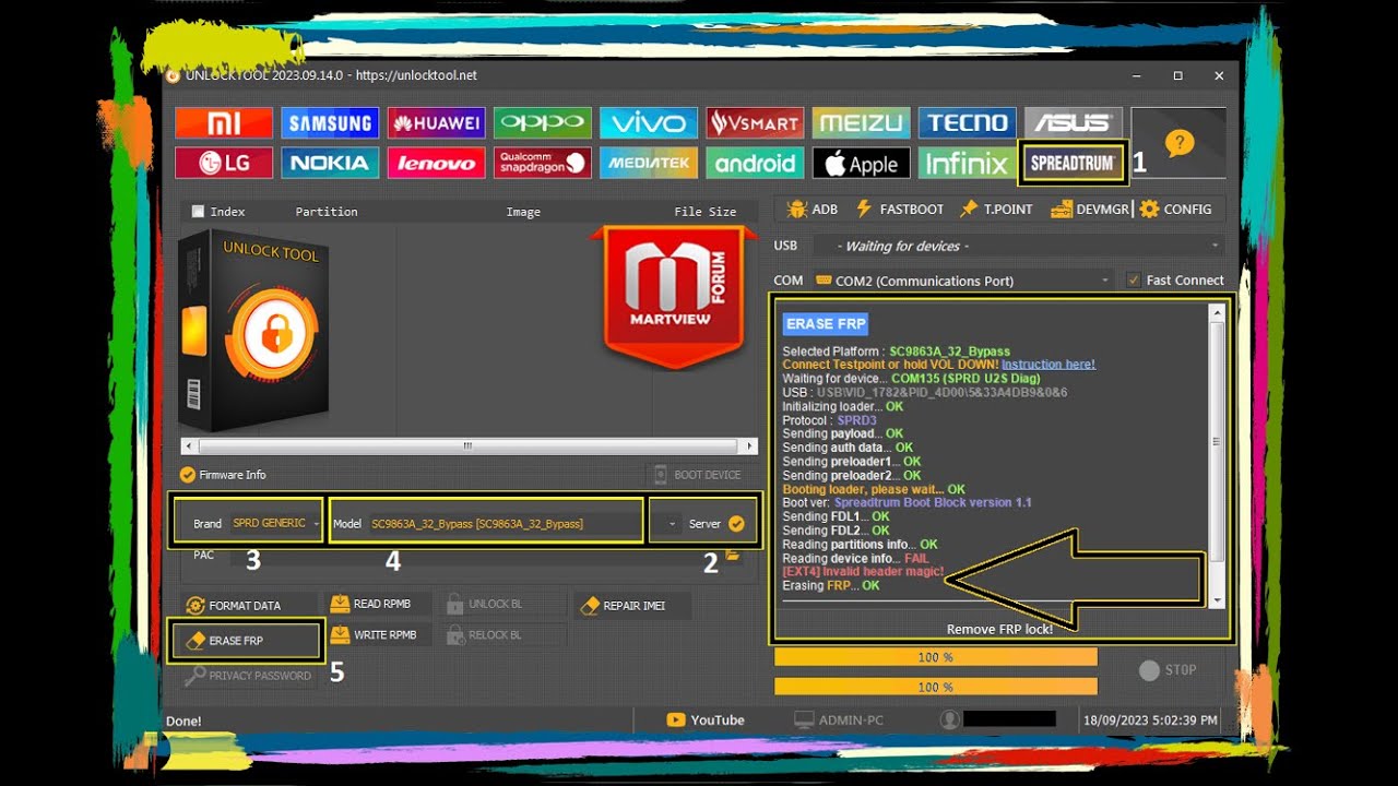 Itel A05s A663L SPD & Unisoc SC9863A Android 13 FRP Lock Remove Without ...