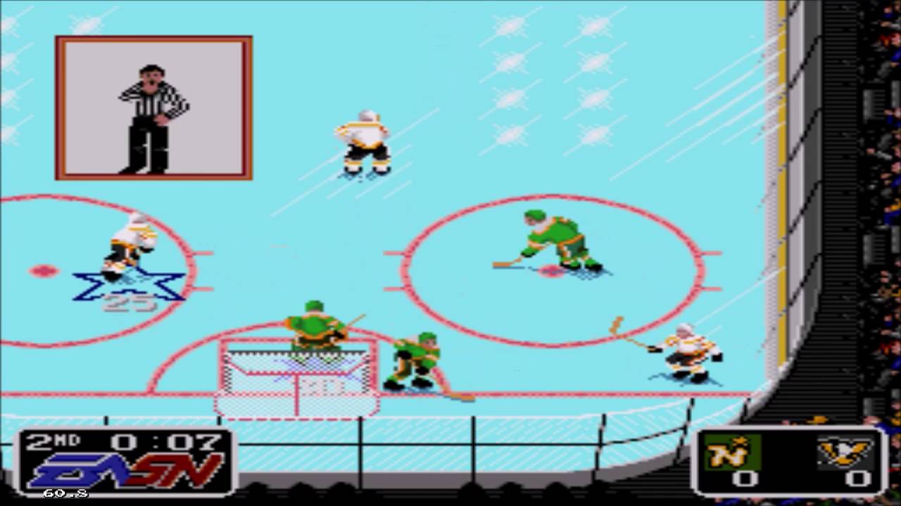 NHL Hockey Sega Genesis Gameplay HD - YouTube