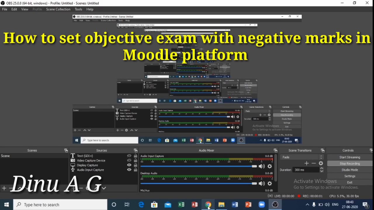 How to set objective exam with negative marks in Moodle platform by ...