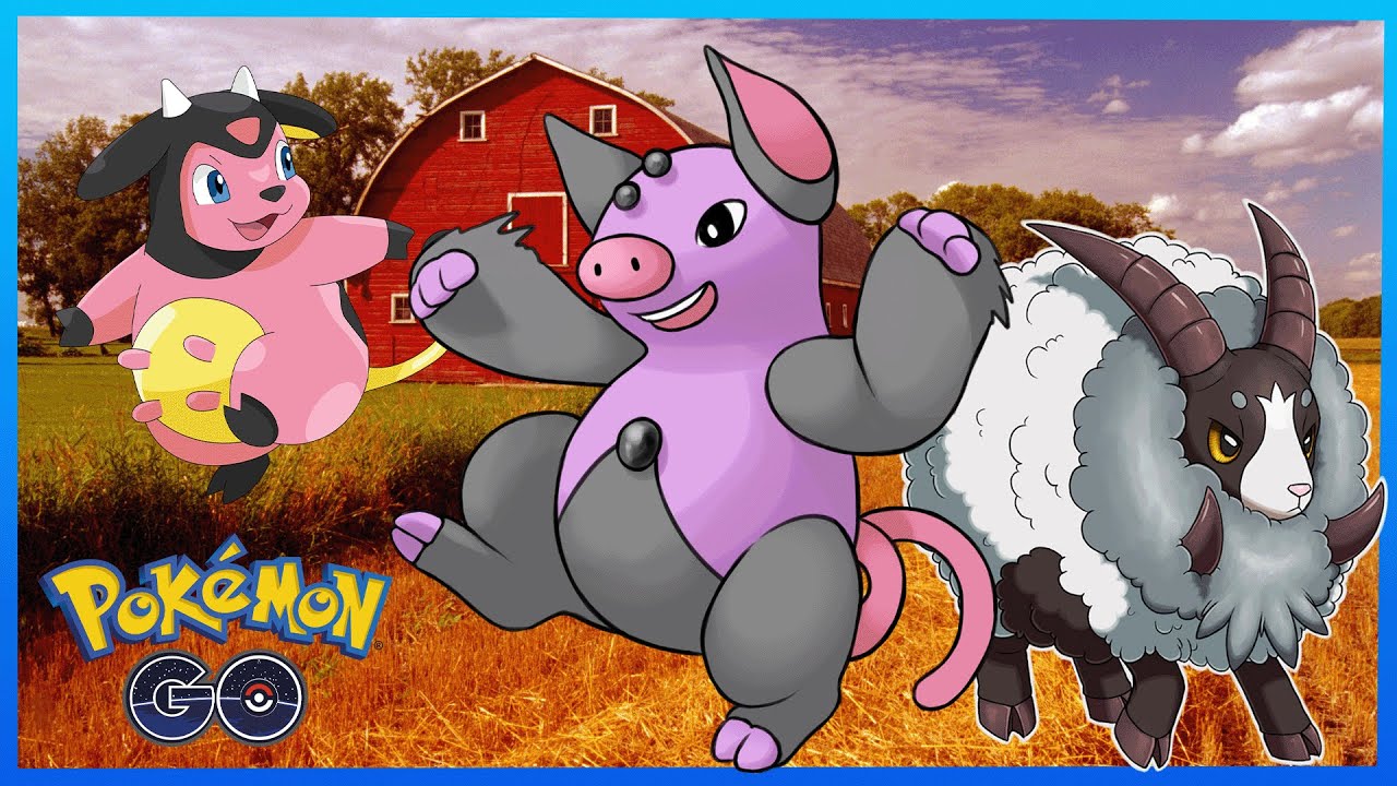 BARN ANIMALS THEME TEAM WITH GRUMPIG!! | POKÉMON GO BATTLE LEAGUE - YouTube