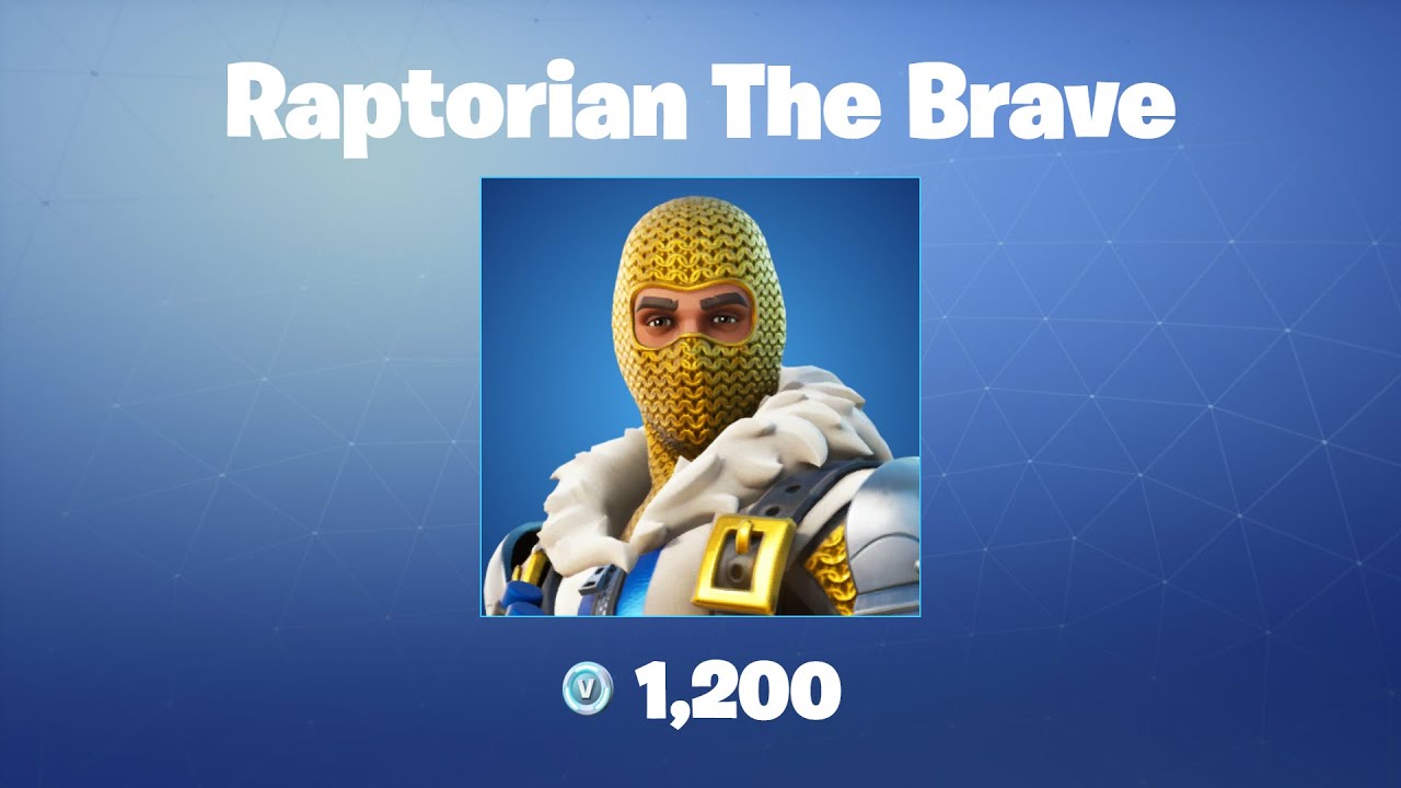 Raptorian The Brave | Fortnite Outfit/Skin - YouTube