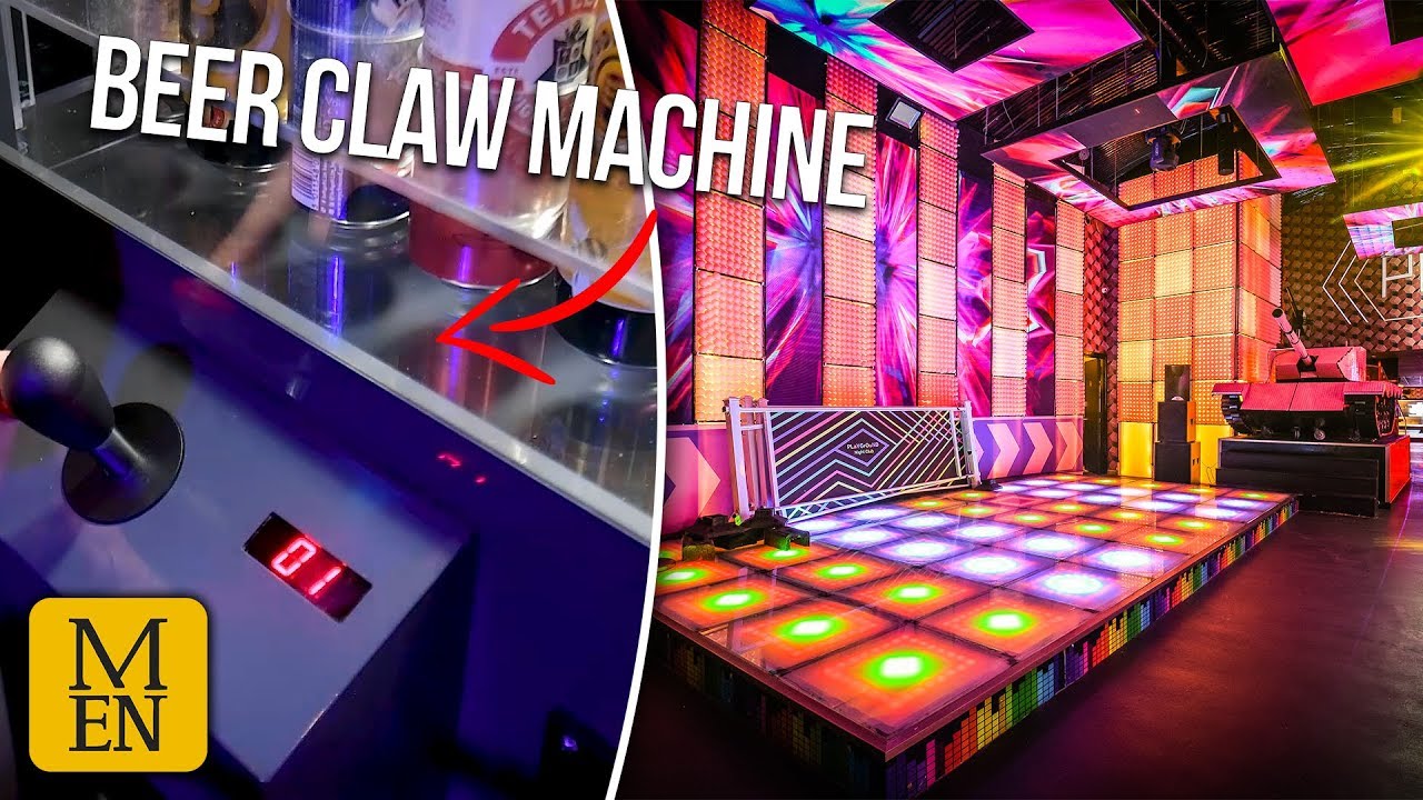 Manchester's new nightclub with a VENDING MACHINE BAR - YouTube